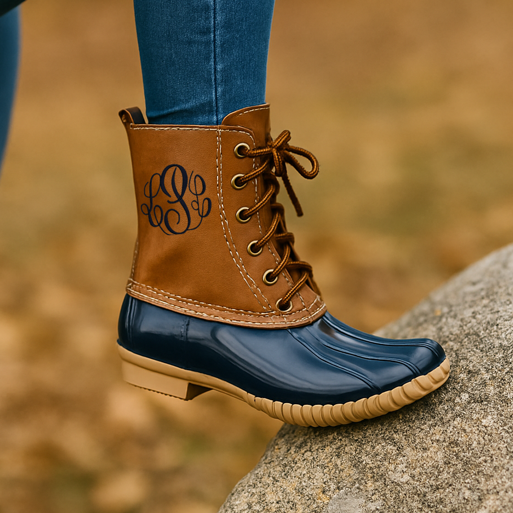 Ankle Duck Boots – Just Monograms, LLC